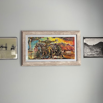 Print 18x12 John Brown Tragic Prelude Revisited Bleeding Kansas ...