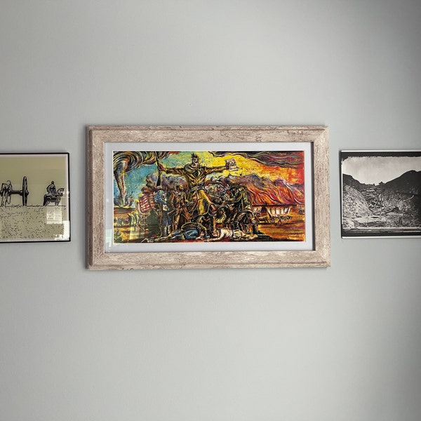 Print 18x12" - John Brown - Tragic Prelude Revisited - Bleeding Kansas ...