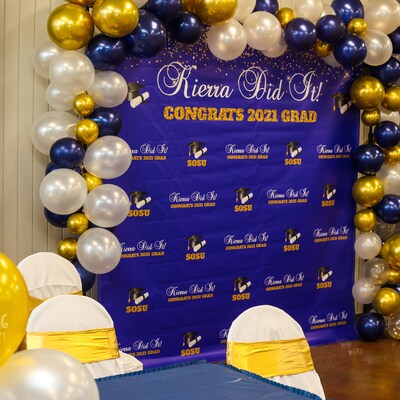 Graduation Backdrop, Graduation Step and Repeat Backdrop, Graduation ...