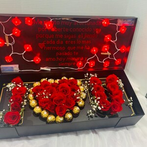1125ARD Acrylic Red Photo Frame Flower Box - Etsy