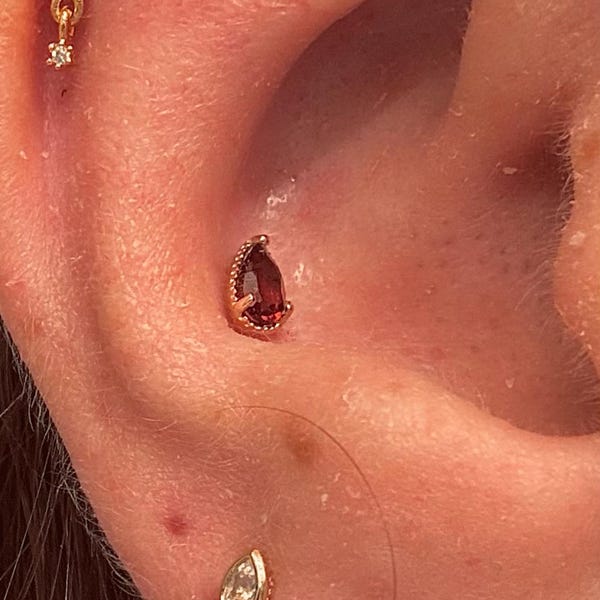 316L Surgical Steel Push Pin Replacement Flat Backing, Flat Back ...