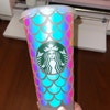 24oz Venti Cold Cup Seamless Mermaid Scales Full Wrap for Starbucks ...