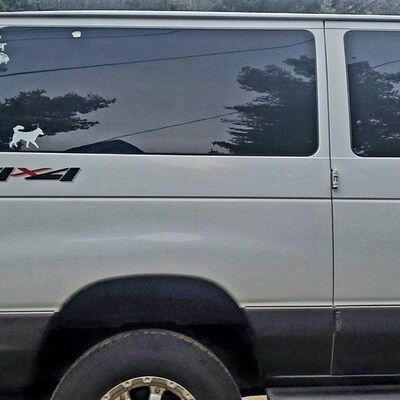 RV Moon Stars Trees Scene Vinyl Decal Forest Camper Campfire - Etsy