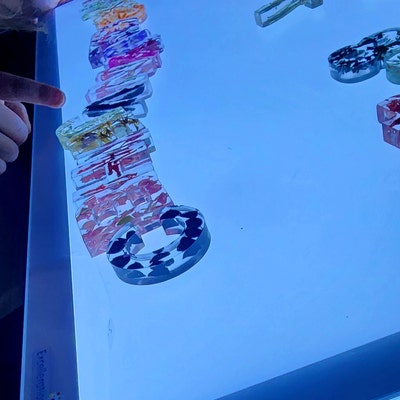 Colorful Resin Letter Set - Etsy