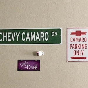 Camaro Parking Sign, Chevy Camaro Sign, Chevy Logo Decor, Camaro Lover ...