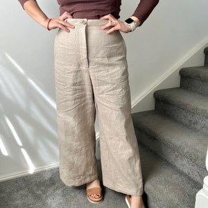 Protea Pants PDF Pattern, Sizes 00-30 hip 35-61, Chic and Modern Wide ...