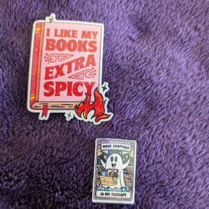 Spooky Book Club Sticker Bookish Sticker Book Lover Gift Bookish Merch ...