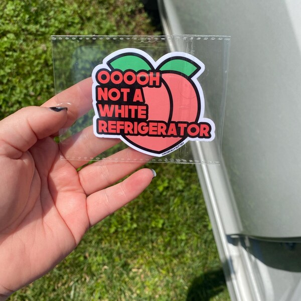 Oooh Not A White Refeigerator Peach Sticker, Real Housewives of Atlanta ...