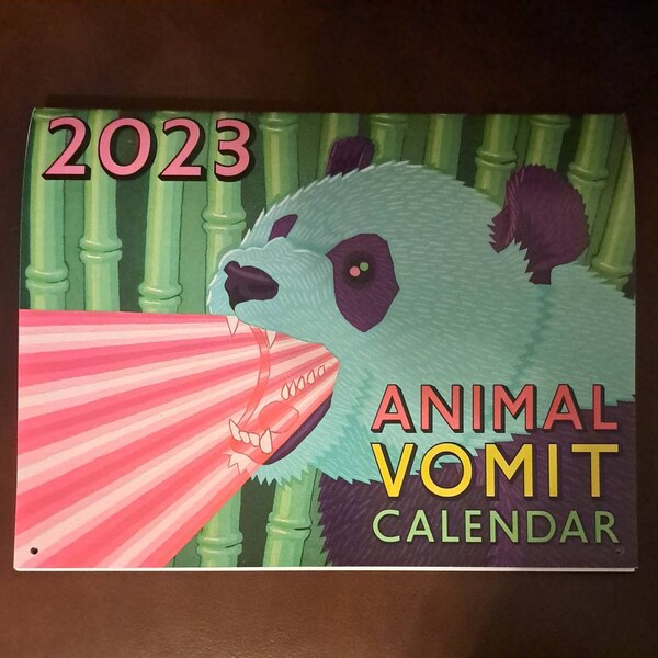 2025 Cat Vomit Calendar - Etsy