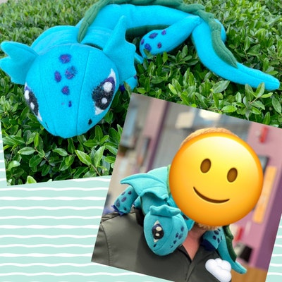 Neck Dragon Plush Sewing Pattern .pdf Tutorial Posable - Etsy