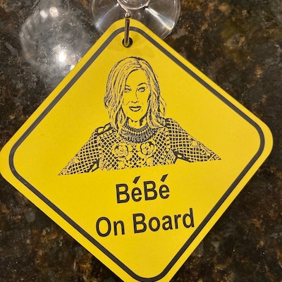 Moira Rose Bebe on Board Car Safety Sign Schitt's Creek - Etsy