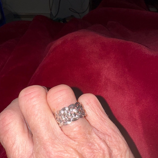 Autumn Leaf Ring, Spring Floral Ring, Sterling Silver Statement Ring ...