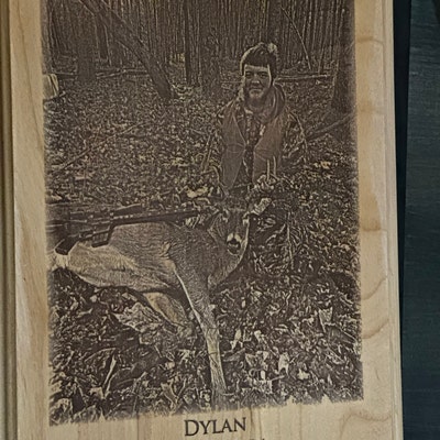 Personalized Laser Engraved Hunting Photo Onto Plaque hunting Photo ...