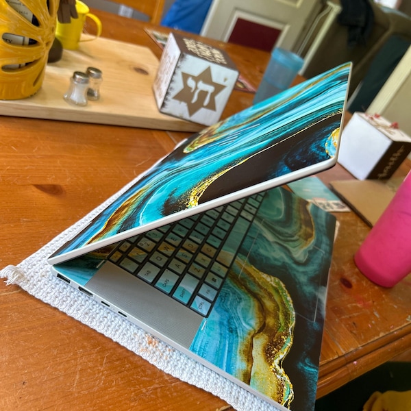 Custom Laptop Skins Lenovo Legion Decal Personalised Aesthetic Blue ...