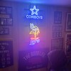 Handmade Neon Sign Custom Oklahoma State Cowboys Go Pokes Real Glass ...