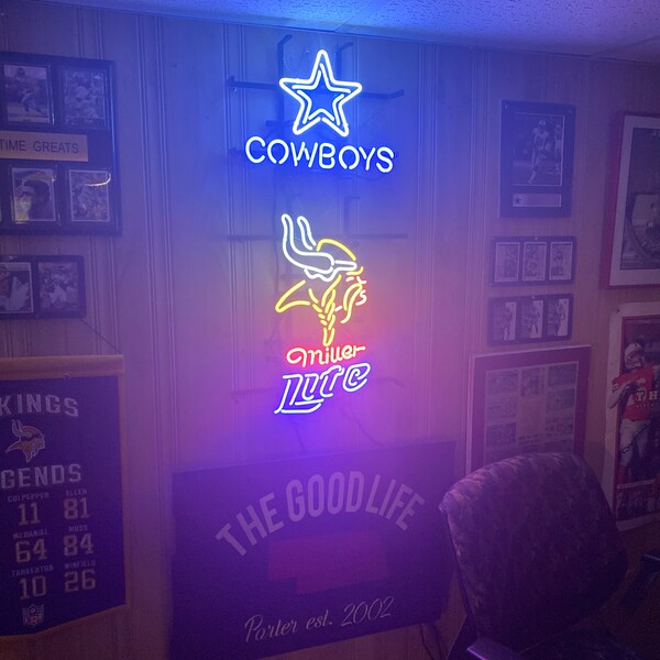 Handcrafted Green Cactus Jack Rap Fan Man Cave Light Decor Wall Mount ...