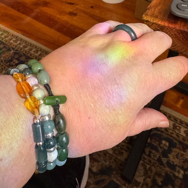 SUPER TRANSLUCENT DISC // Cloudy "princesa" Blue Jadeite Jade ...
