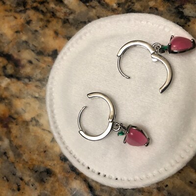 24k Gold Titanium Bali Hoop Earrings, Bali Nattiyan Earrings, Nattiya ...