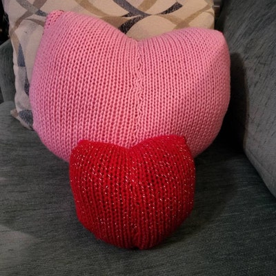 Heart Pillow Knitting Machine Pattern PDF Only - Etsy