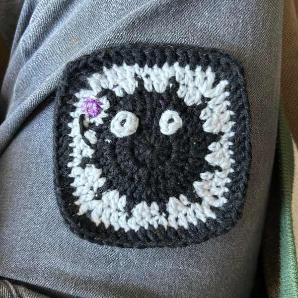 Coal Sprite Granny Square Pattern - Etsy