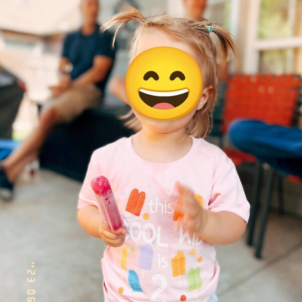 Cool Kid Ice Pop Popsicles Birthday Shirt, Ice Cream Theme Party ...