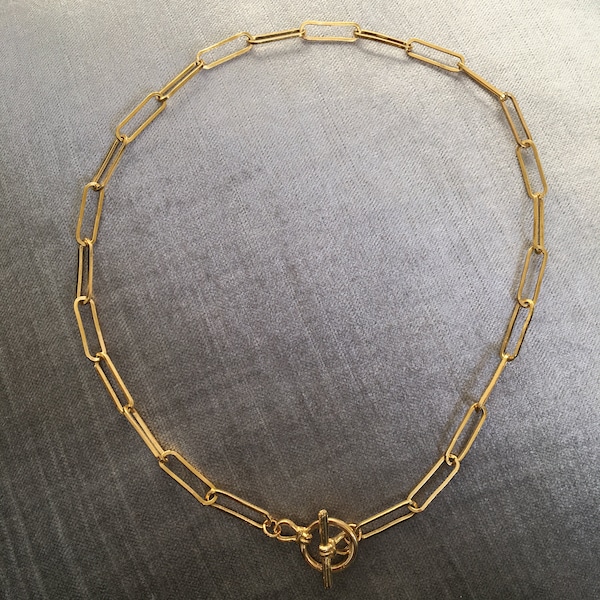 5x18mm Shiny Gold Plated Round Linked Chains, Gold Oval Chains, Oval ...
