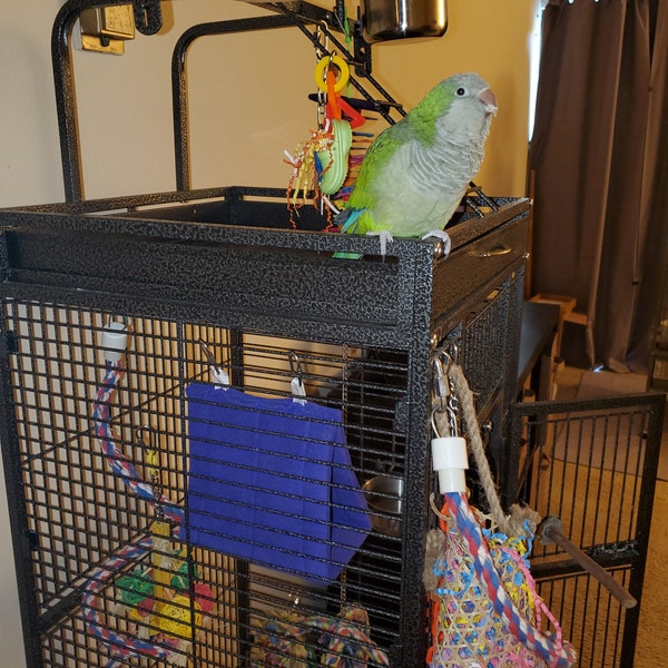 Side Mount Cozy Bird Hut, Bird Tent for Any Young or Special Needs ...