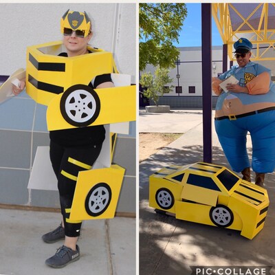 Template for Transforming Car Costume for Teens and Adults Inspired by ...