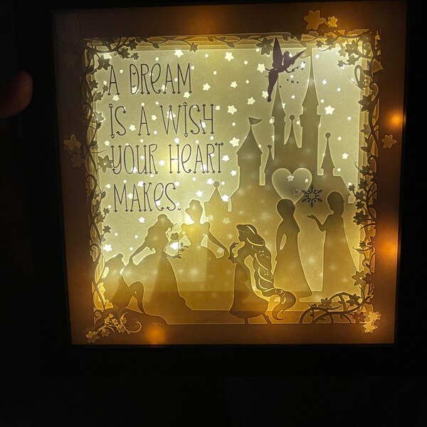 Fox Light Box Shadow Box - Digital Files - Etsy