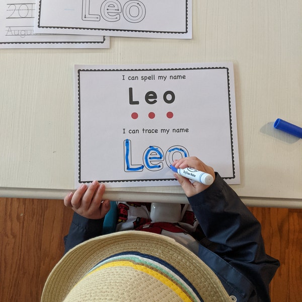 DANIEL Instant Download-daniel Preschool Name Recognition and Writing ...