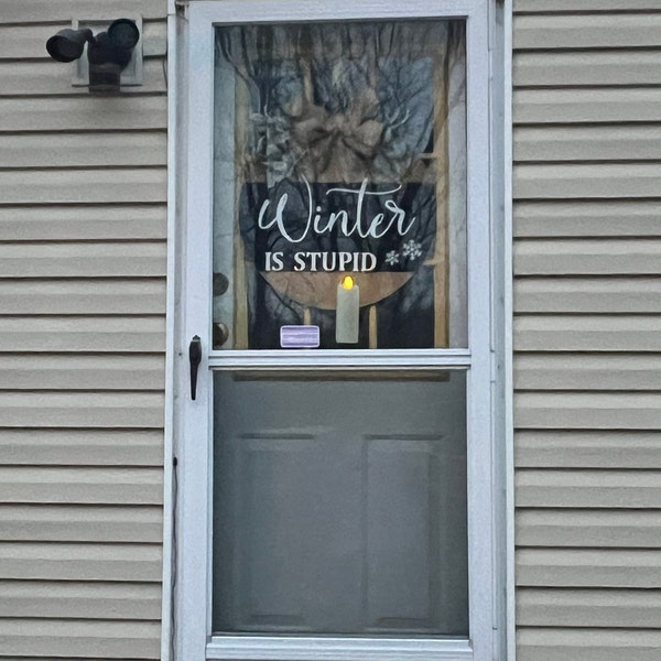 Winter Wreath| Front Door Hanger |let It Snow|personalized |door Wreath ...