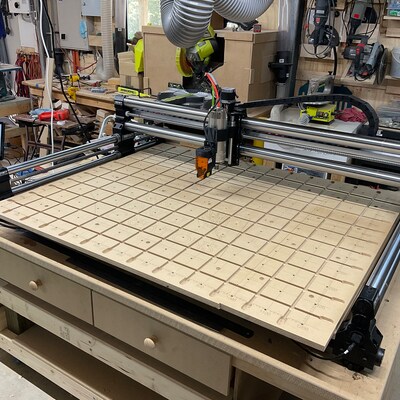 CNC Clamp Rack Pre-programmed Vcarve Files, .svg, .dxf, 2 Sizes - Etsy