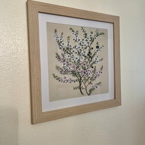 Wood Frame With Mat for Your Print Black, White, Walnut, Natural ...