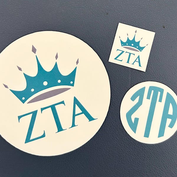 Sorority Sticker - Delta Zeta - Delta Zeta Sticker - Deezee Sticker ...
