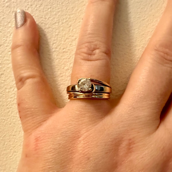 Gold Band, Simple Ring, Minimalist Ring, Dainty Ring, Plain Ring ...