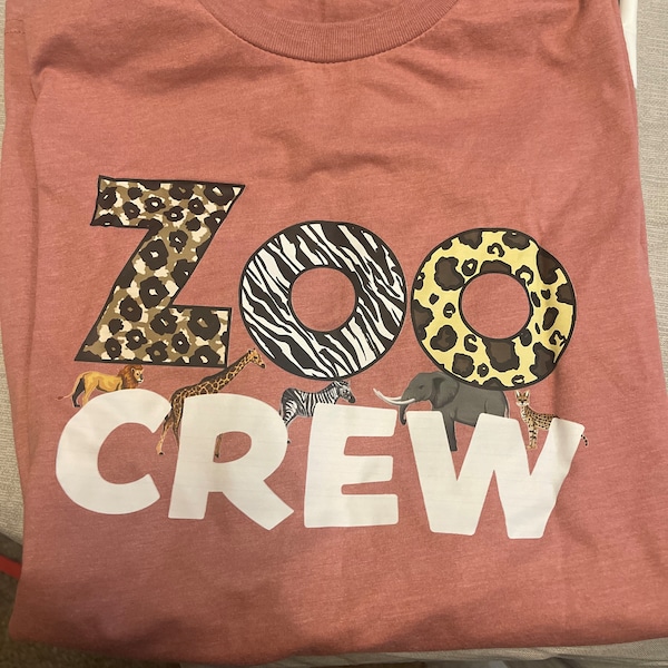 Zoo Crew Shirt, Animal Keeper Shirt, Zoo Family Matching Shirt, Animal ...