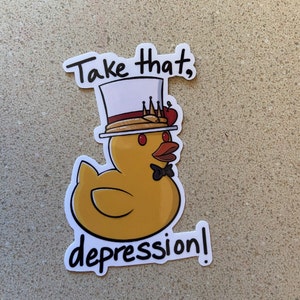 Small Lucifer Duckie Handmade Sticker 2 Variations 1.5x2.27 & 1.8x2.8 ...