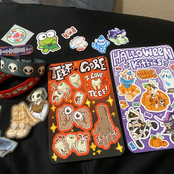 Aesthetic Skeleton Waterproof Stickers! - Etsy