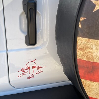 Kilroy Was Here WWII WW2 Graffiti Vinyl Decal Sticker Made in USA - Etsy