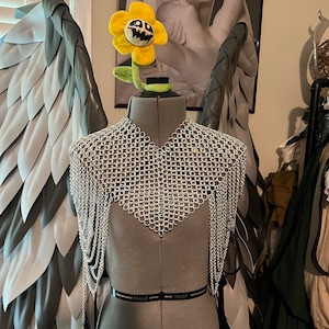 Top Bra Girls Women Aluminum Wire Jump Ring Chain Mail Fancy and ...