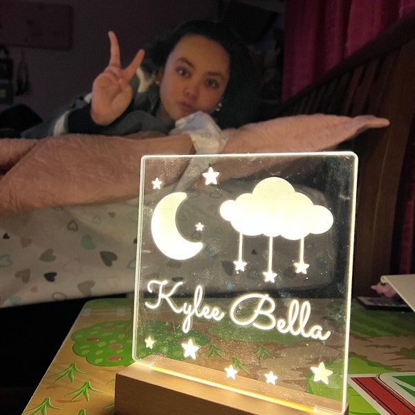 Night Light, Kids Nightlight, Girls Bedroom Decor, Nursery Night Light ...