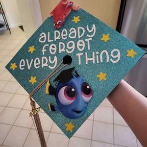 Exit Buddies, Graduation Cap Topper, Dory, 3D Photos, Graduation Topper ...