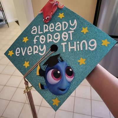 Exit Buddies, Graduation Cap Topper, Dory, 3D Photos, Graduation Topper ...