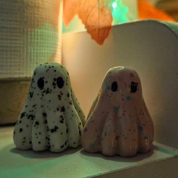 Serpent Ghost! Snake Love. Handmade Ghost Figure With Black and Gold ...