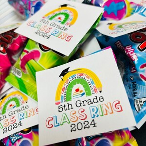 Kindergarten Graduation Sticker, Graduation Favor Tags, Kindergarten ...
