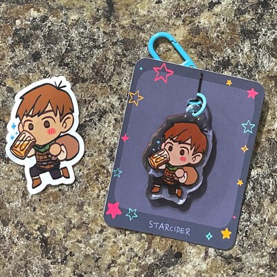 Dungeon Meshi MINI Acrylic Keychain Charm 1.5 Inches Laios, Marcille ...