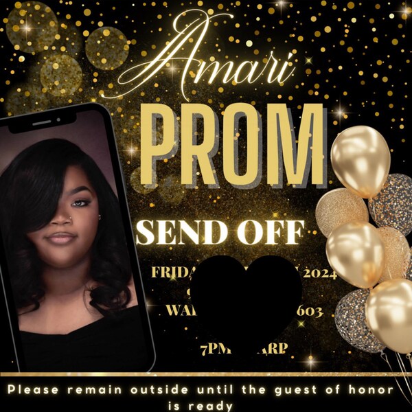 Prom Invitation Flyer, Prom Event Flyer, Prom Invitation, Prom Event ...