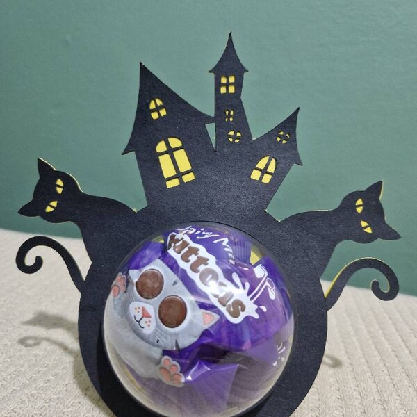 Haunted House Candy Holder | Halloween Candy Holder | Candy Ornament | Dome Size 8cm or 3.14 ...