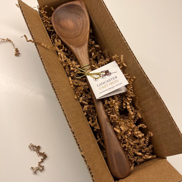 10" Mini Wooden Spurtle - Small Handmade Utensil Made in the USA With ...