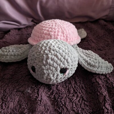 Crochet Turtle Pattern 2 Sizes regular and Jumbo PDF Download Beginner ...